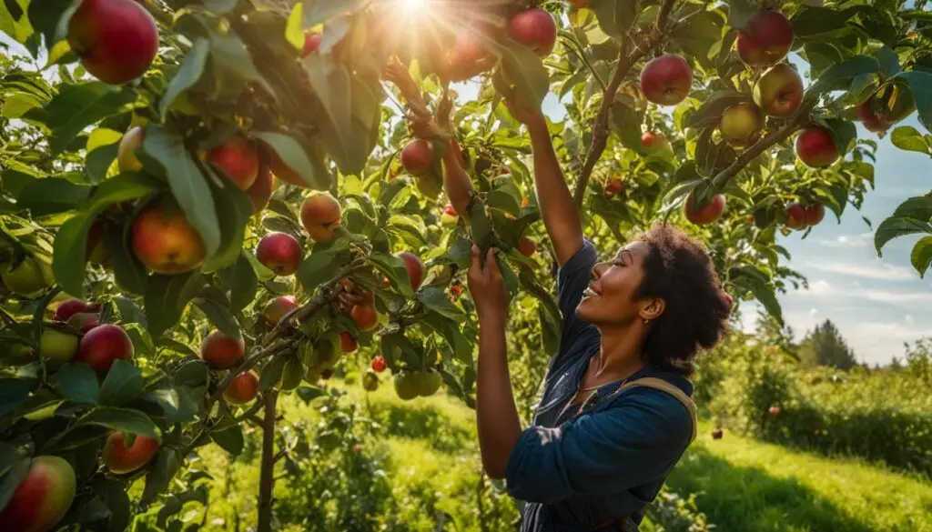 Colha Frutas Frescas nas Festas: Cultivo de Árvores Frutíferas com o ...
